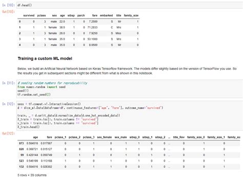 Dice Ml Models With Counterfactual Explanations For The Sunk Titanic By Yuya Sugano