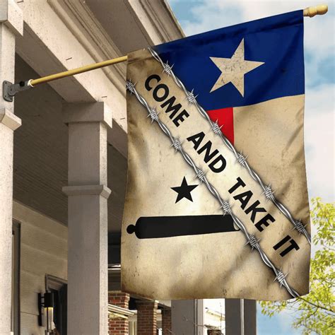 Come And Take It Flag Texas Flag Old Retro Texas Historical Revolution