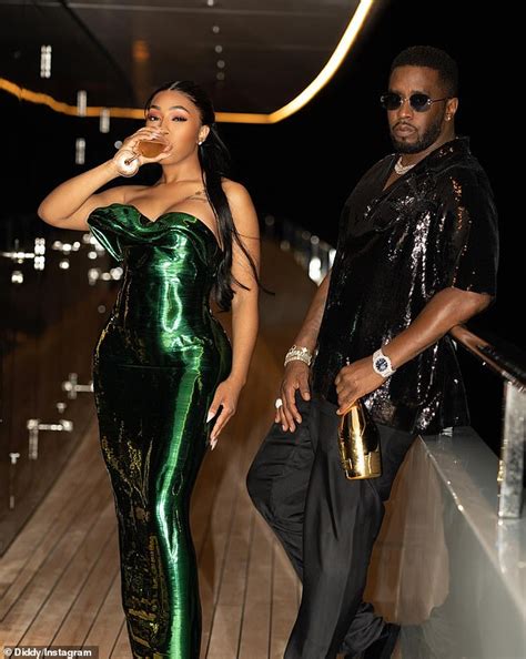 Diddy 53 Joined By Girlfriend Yung Miami 28 As They Celebrate New