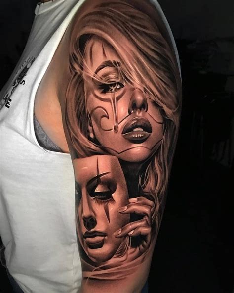 28 Female Clown Tattoo Ideas Clown Tattoo Chicano Tattoos Girl Face