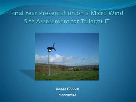 Wind Power Generation Pptx Power And Energy Industry Industries