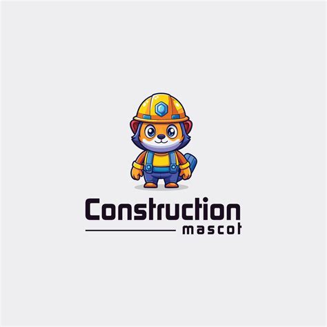 Construction Mascot Logo Design 52962874 Vector Art At Vecteezy