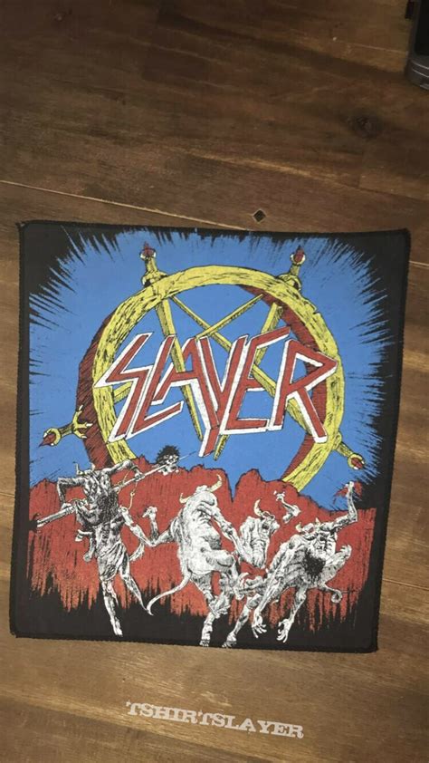 Slayer Slayer Hell Awaits Backpatch Patch Archives Tshirtslayer