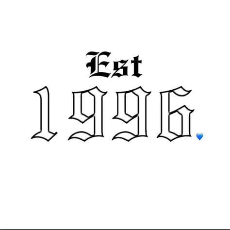 Est 1996 Tattoos