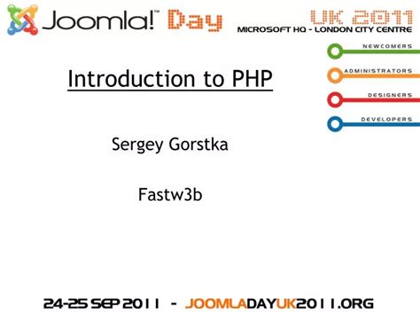 PPT Introduction To PHP PowerPoint Presentation Free Download ID 6921361