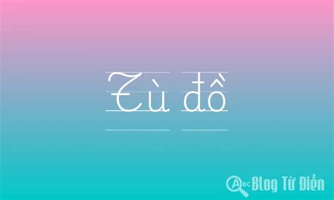 Tính Từ Tù đồ Là Gì Từ đồng Nghĩa Trái Nghĩa Từ Điển Tiếng Việt