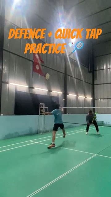 Defence Quick Tap Practice Vivekvermabadminton Badminton Shorts