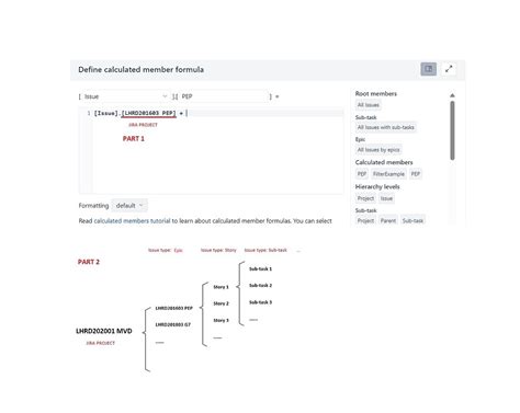 How To Create A Calculated Member For Getting The Hours Spent Of One Epic In Specific Project
