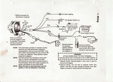 Sunpro Tachometer Wiring