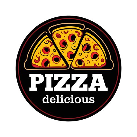 Delicioso Pizza Logo Minimalista 21007901 Vector En Vecteezy