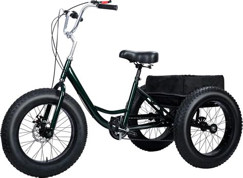Linashi 20 Inch Adult Big Wheel Tricycle3 Wheel Bikes For