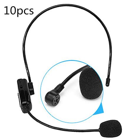 10pcs Headset Replacement Foam Microphone Cover Te Grandado