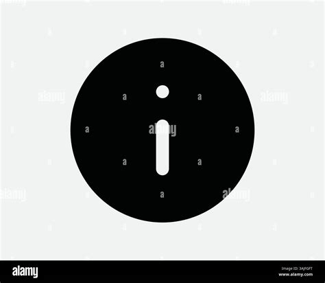 Round Solid Black Infomation Button Info Circle Symbol Icon Help Desk