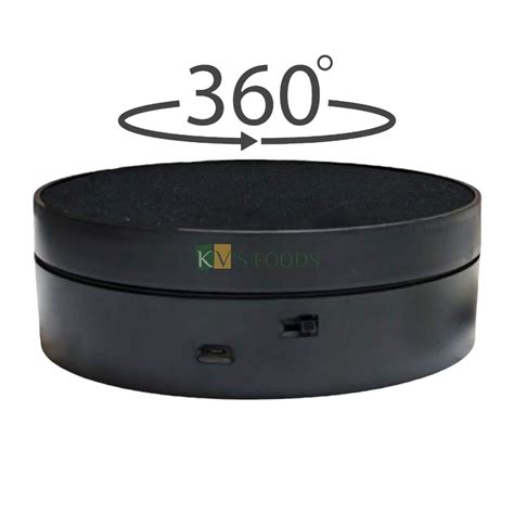 New 6 Motorised Cake Rotating Display Stand Topper Clock Wise And Anti Clockwise 360 Degree