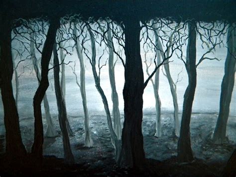 Spooky Forest Painting At Explore Collection Of