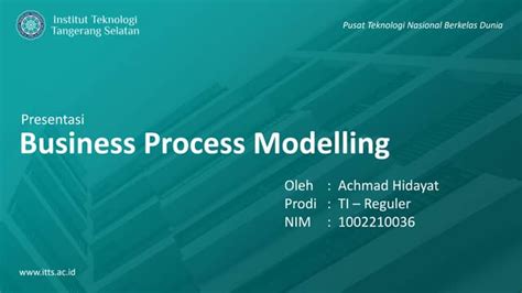 Business Process Modelling Pptx