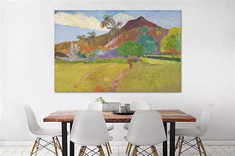 Tableau Connu Paul Gauguin Paysage Tahitien Izoa
