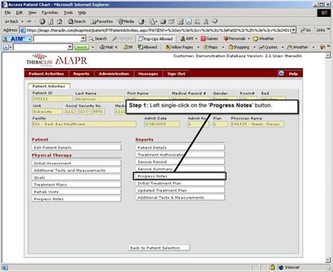 Step 3 Accessing The Progress Notes Report