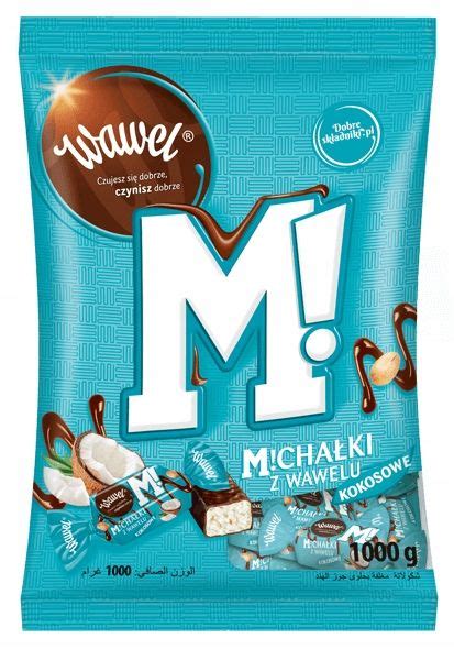 Cukierki Michałki Kokosowe Wawel 1kg Erlipl