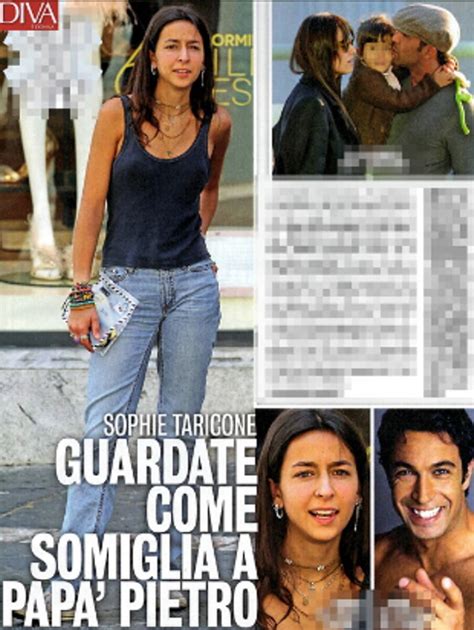 Pietro Taricone La Figlia Sophie Taricone Comè Diventata Oggi
