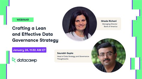Crafting A Lean And Effective Data Governance Strategy Datacamp