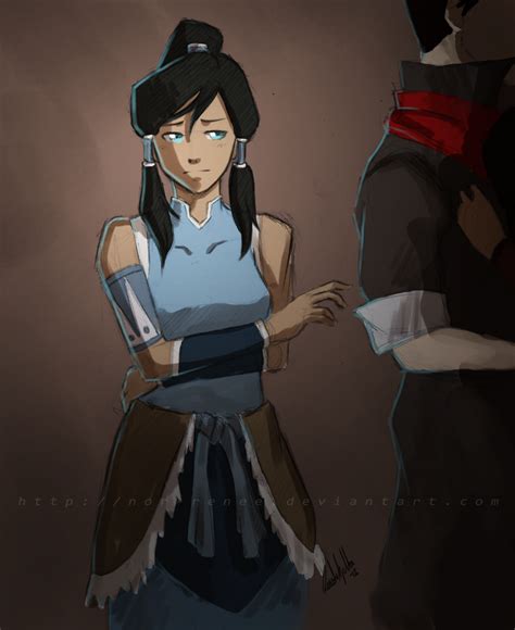 Mako X Korra By Nor Renee On Deviantart