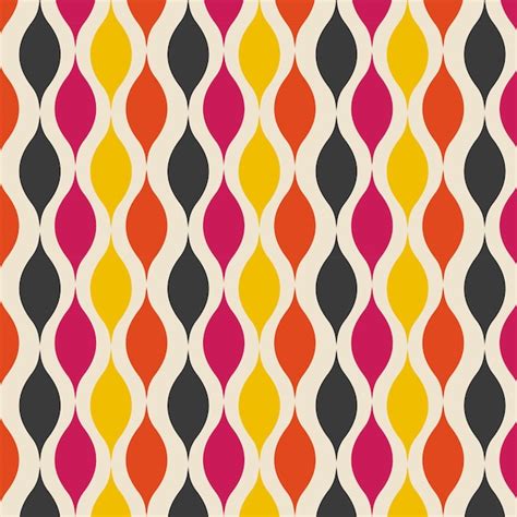 premium vector seamless pattern in retro style