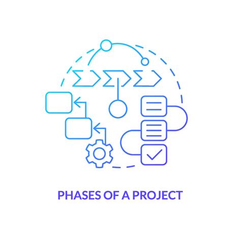 Phases Of Project Blue Gradient Concept Icon Create Corporate Structure Business Plan Includes