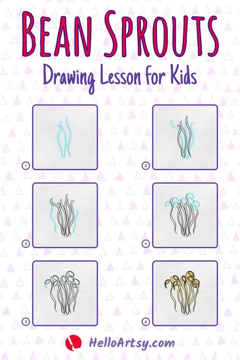 Bean Sprouts Drawing Drawing Lessons Easy Doodles Drawings Drawings