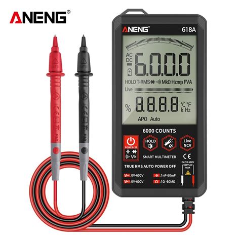 Digital Multimeter Smart Screen Dc Analog Bar True Vicedeal