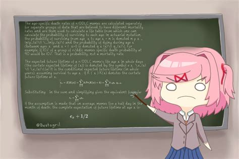 Nasukis Math Lesson 1 Life Expectancy For Rddlc Memes Rddlc