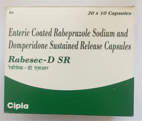 Rabesec D Sr Capsule At ₹ 11720stripe Rabeprazole Domperidone