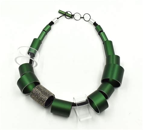 Urban Abstract Multi Shapes Plexiglass Necklace K2196 Christinabrampti