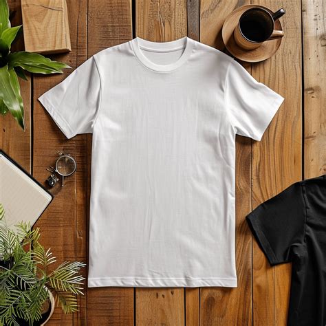 White Tee Digital Download Mock Up Etsy