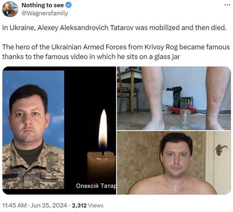 Did The 1 Guy 1 Jar Man Aleksey Tatarov Die In Ukraine Fact Checking