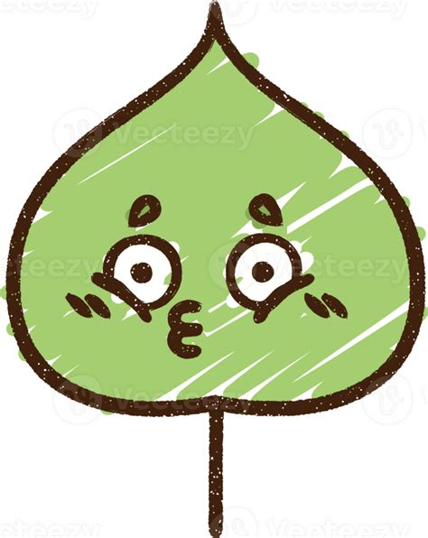 Leaf Chalk Drawing 45246351 Png