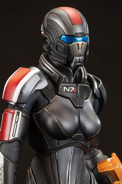Mass Effect Commander Jane Shepard Pvc Figure Official Bioware Gear