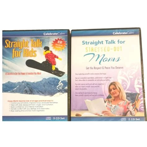Celebrate Calm Media Lot Of 2 Dvd Sets Straight Talk For