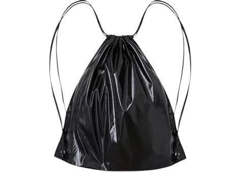 Matin Kim String Coating Backpack Black Ss25 Us