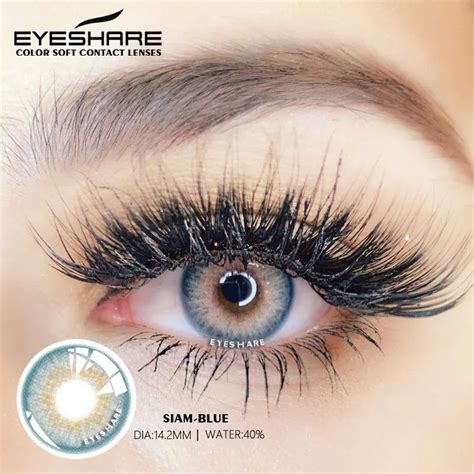 Eyeshare 2pcspair Fashion Natural Color Contact Lens Eye Colored Lens