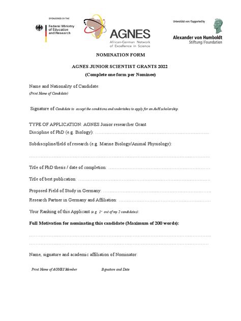 Agnes Jrg 2022 Nomination Form Pdf