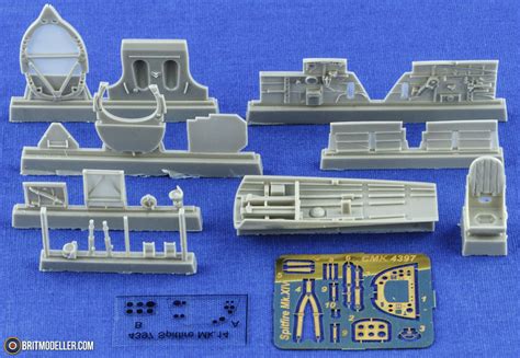 Spitfire Mkxiv Bubble Canopy Cockpit 4397 For Airfix 148 Aftermarket Updatesconversions