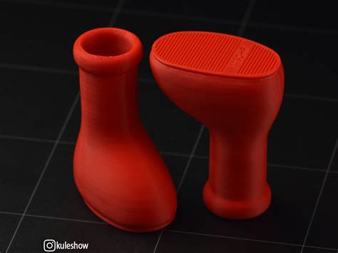 ️‍🔥 Mini Big Red Boots・ Stl File For 3d Printing・cults