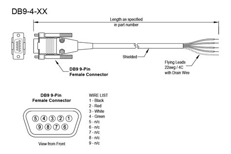 Rs 232 De 9 Connector Pinouts Microcontrollers Vintage 50 Off