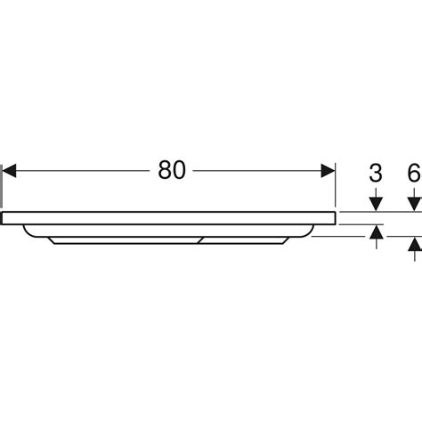 Ge Renova Duschwanne Quadratisch 80x80cm Weiß