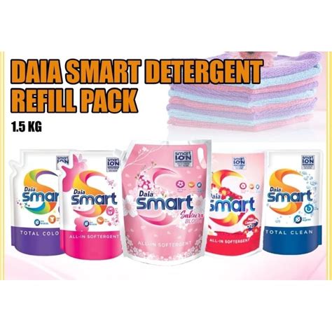 Daia Smart Concentrate Liquid Detergent Refill 1 5 Kg Shopee Malaysia