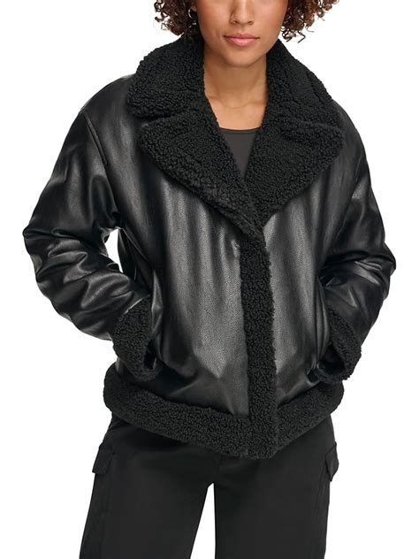 Mens Sherpa Lined Leather Jackets Free Shipping Zappos