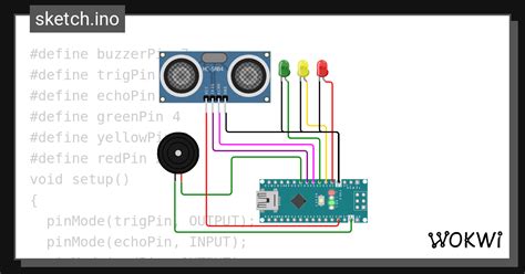 Sensor Jarak Nita Salsabila XII IPA 1 Wokwi ESP32 STM32 Arduino Simulator