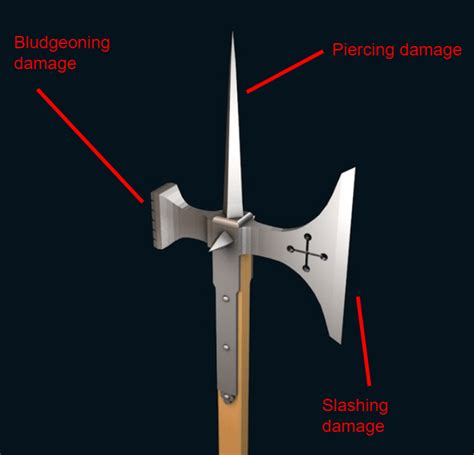 Polearms Knightly Poleaxe Halberd Differences Use 42 Off