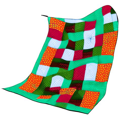 Patchwork Quilt Clip Art · Creative Fabrica